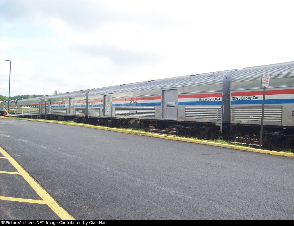 Amtrak Exhibit Train Coaches